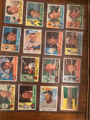 Ed Bailey 1960 Topps Baseball Card (Sale Is For Card In Title) (9447 ...