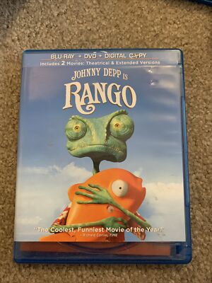 Rango (Blu-ray/DVD, 2011, 2-Disc Set, ) BR 97361439044| eBay