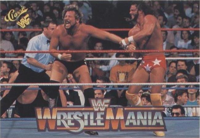 1990 Classic WWF The History of Wrestlemania - Ted DiBiase, Randy ...