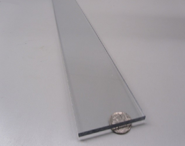 Polycarbonate Clear Bar 1/4" (.220") Thick X 2.50" Wide X 48" Long | eBay
