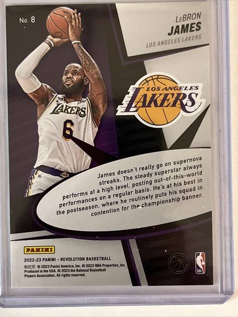 2022-23 Panini Revolution - Supernova #8 LeBron James for sale online ...