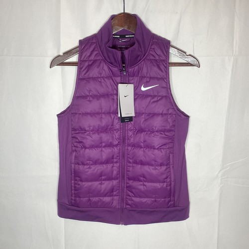 Nike Therma-Fit Women's Running Vest Viotech - Size S- DD6084 503 ...