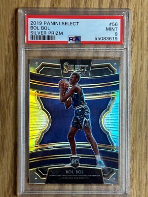 2019 Panini Select Silver Prizm Bol Bol Rookie #56 PSA GRADED MINT 9 | eBay