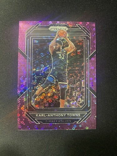 2022 Panini Prizm Karl-Anthony Towns Purple Fast Break /75 NBA CHAMP | eBay