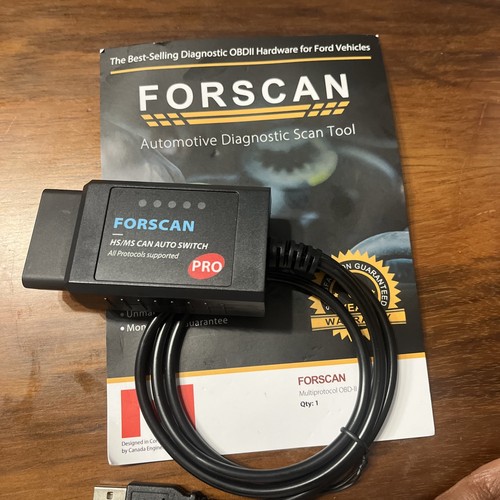 FORScan OBD2 Adapter USB ELM327 Scanner Compatible with Ford F150 F250 ...
