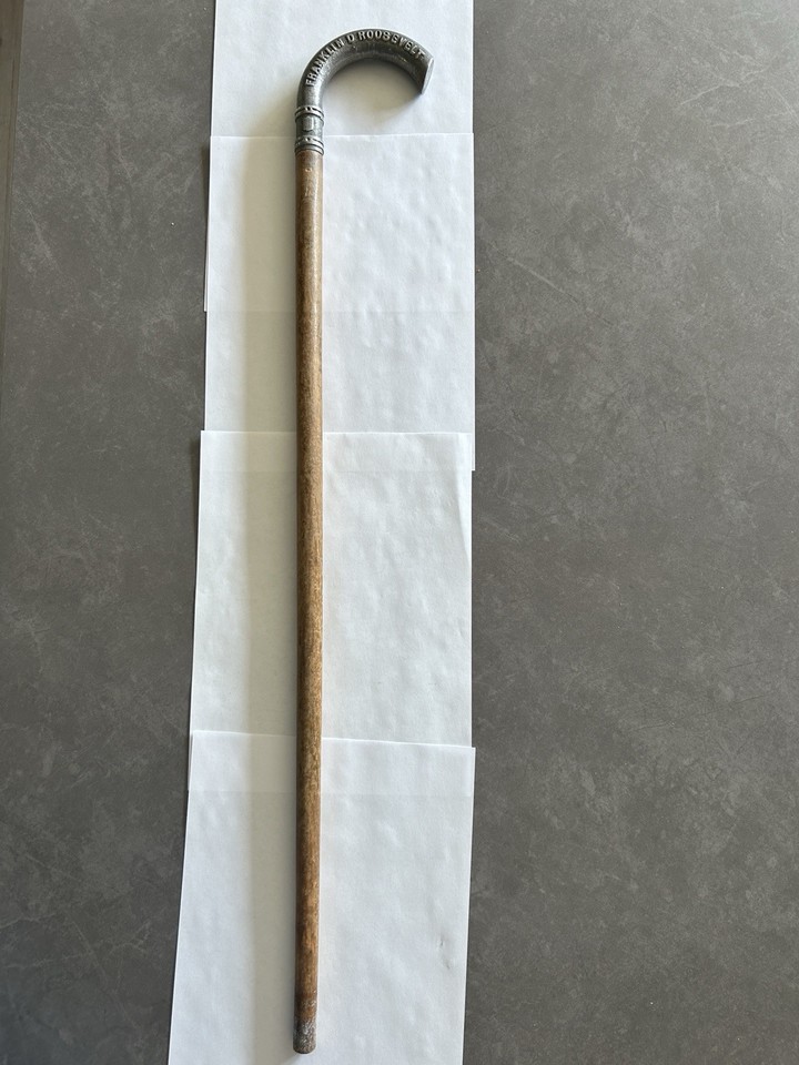 Franklin D. Roosevelt FDR 1932 Presidential Campaign Cane Metal Handle ...