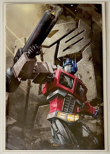 TRANSFORMERS #20 • FAN EXPO DALLAS • CRAIN VIRGIN OPTIMUS PRIME • COA ...