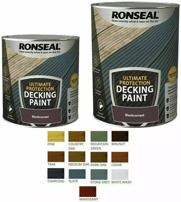 Ronseal Ultimate Protection Decking Paint - Rescue - Revive Decking 5 ...