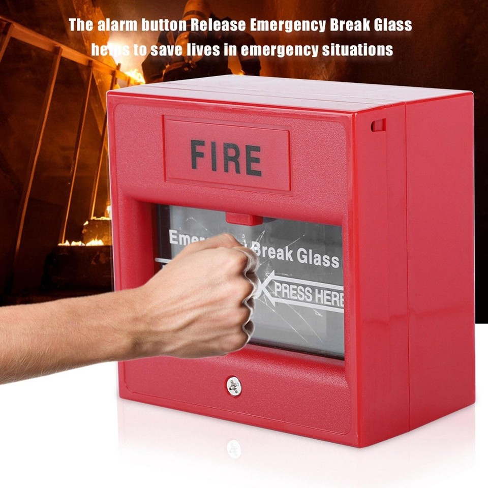 Emergency Door Release Glass Break Alarm Button Fire Alarm Exit Release ...