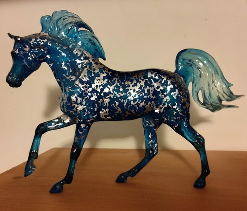 Breyer Classic Arabian Horse Malik HIGH TIDE Blue Clearware Silver ...