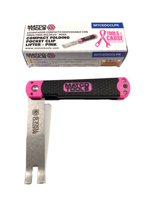 Matco Tools NEW PINK Compact Snap Lock Folding Pocket Clip Lifter Tool ...