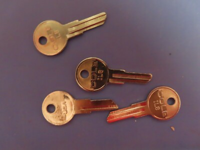 Cole IL8 uncut key blanks Lot of 4 pieces NEW | eBay