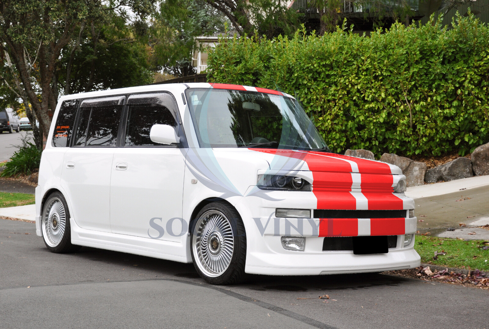 Matte Color Racing Stripes Vinyl Wrap Decal For Scion XB Sticker 10FT ...