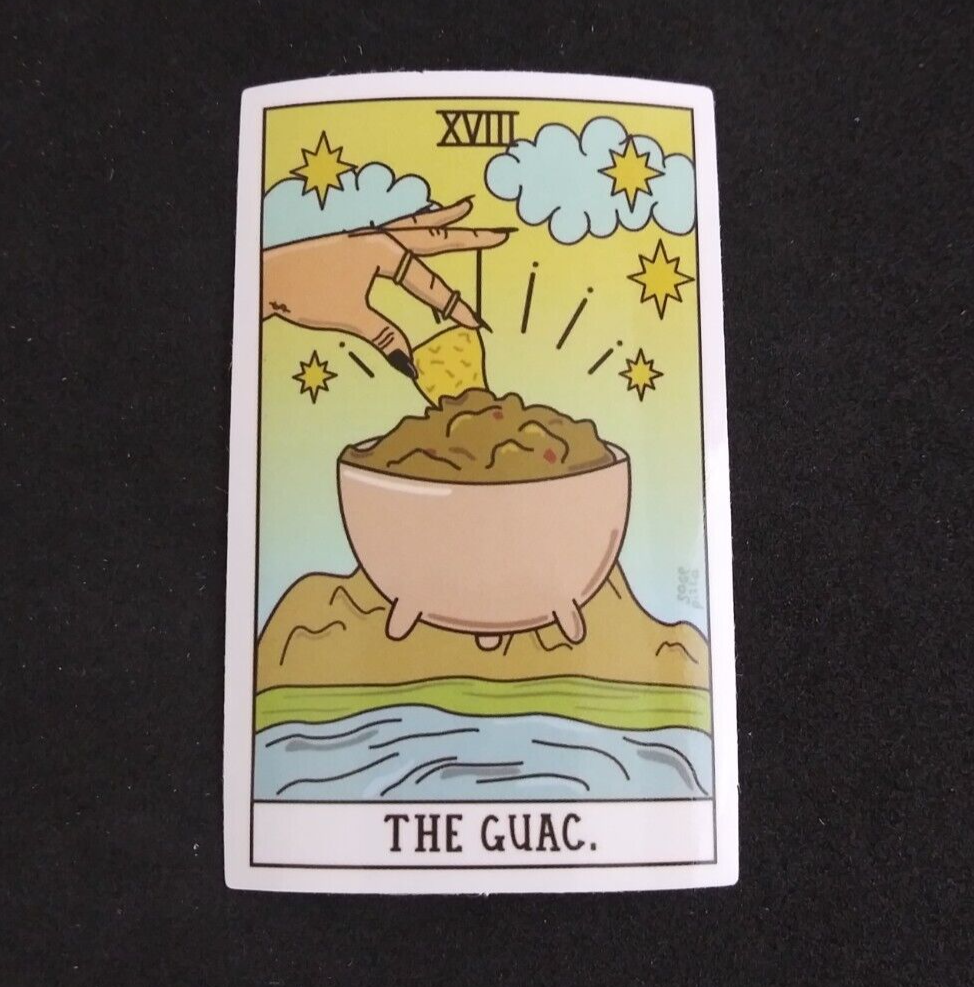 The Guac. Divination Tarot Card Sticker 2.5" x 1 5/8" (S) | eBay
