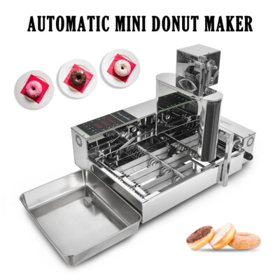 4 Rows Commercial Automatic Donut Machine Stainless Steel Donut 1800pcs ...