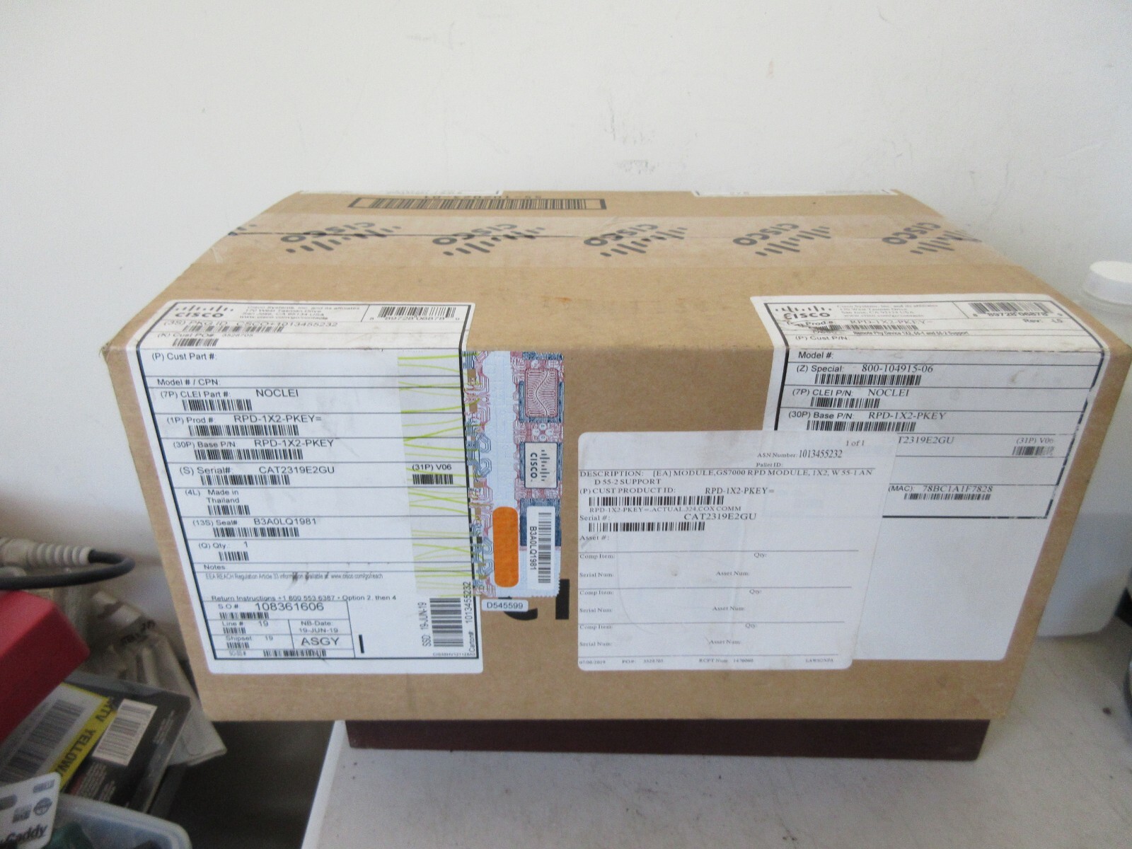 Cisco RPD-1X2-PKEY MODULE GS7000 RPD MODULE 1X2 W 55-1 AND 55-2 SUPPORT ...