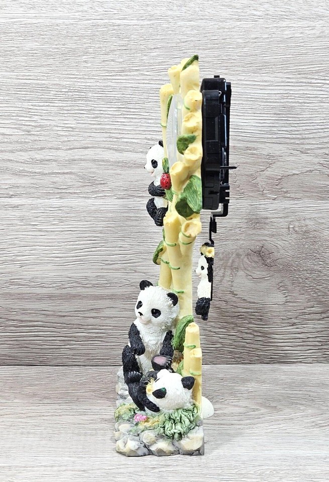 Vintage Panda Bear Clock Ornament Decorative Collectible Decoration 6 ...