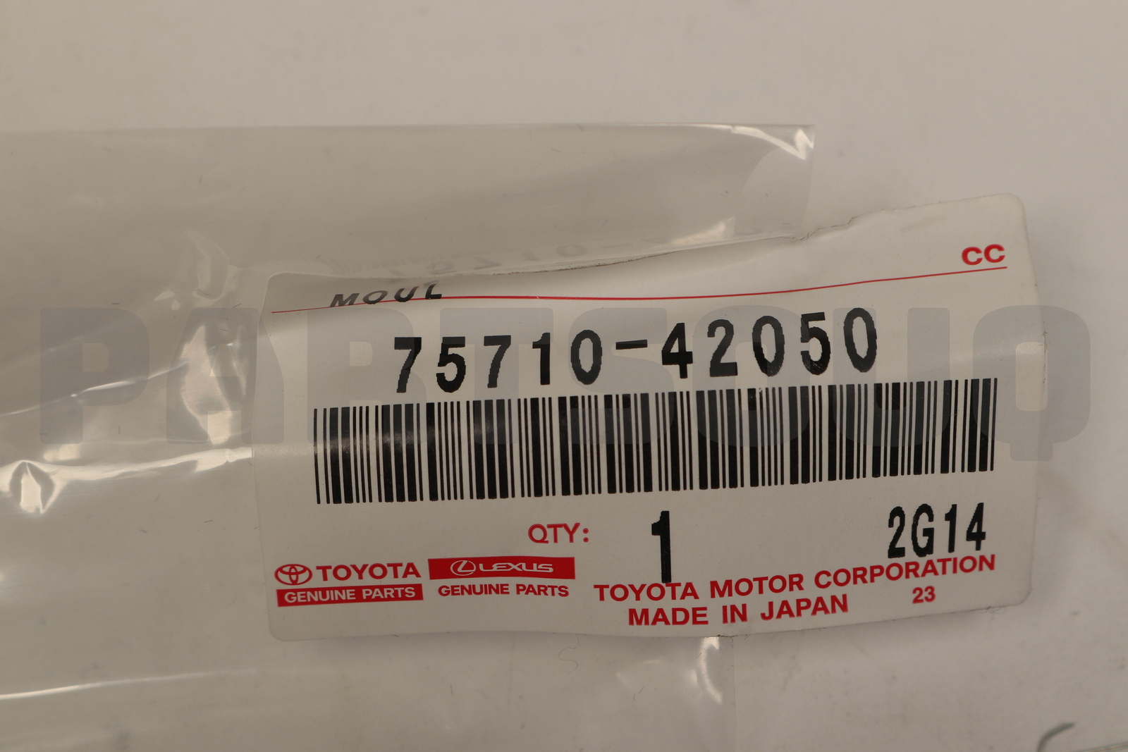 7571042050 Genuine Toyota MOULDING ASSY FR 75710-42050 | eBay