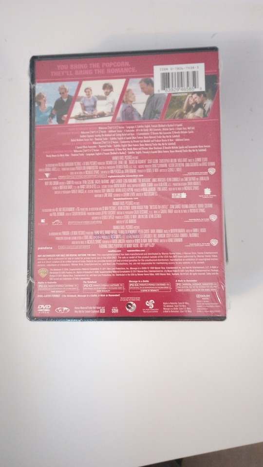 4 Film Favorites (DVD, 2011) The Notebook, Message in a Bottle More ...
