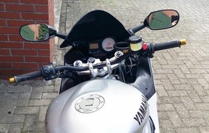 Superbike Handlebar Conversion Kit Yamaha yzf-r6 rj03 Model: 1999-2002 ...