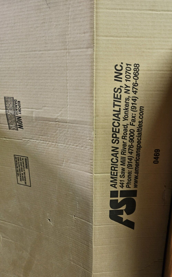 ASI American Specialties 10-0469 Fold Towel Dispenser & Waste/Garbage ...