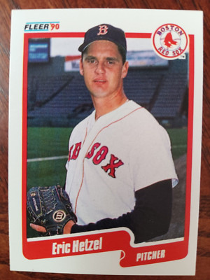 ERIC HETZEL BOSTON RED SOX 1990 FLEER BASEBALL CARD #279 | eBay