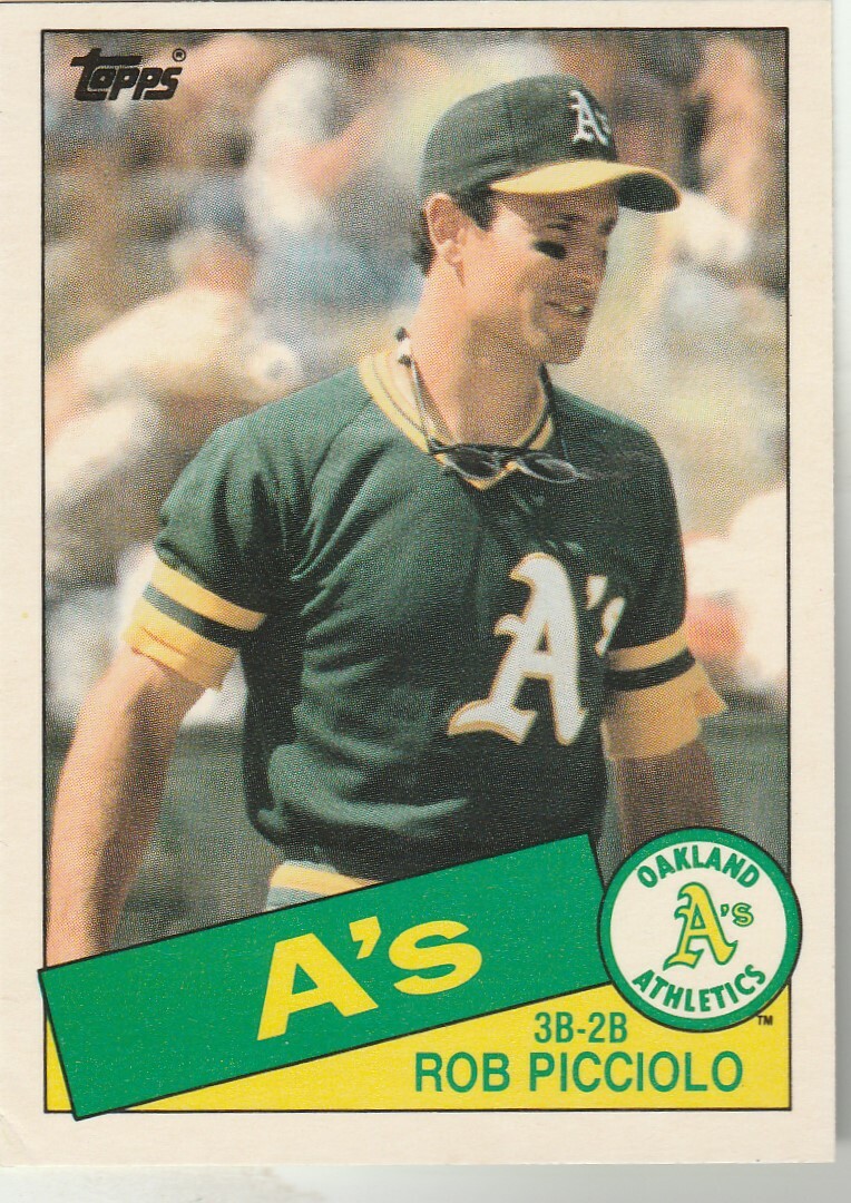 FREE SHIPPING-MINT-1985 Topps Traded #90T Rob Picciolo Athletics +BONUS CARDS | eBay