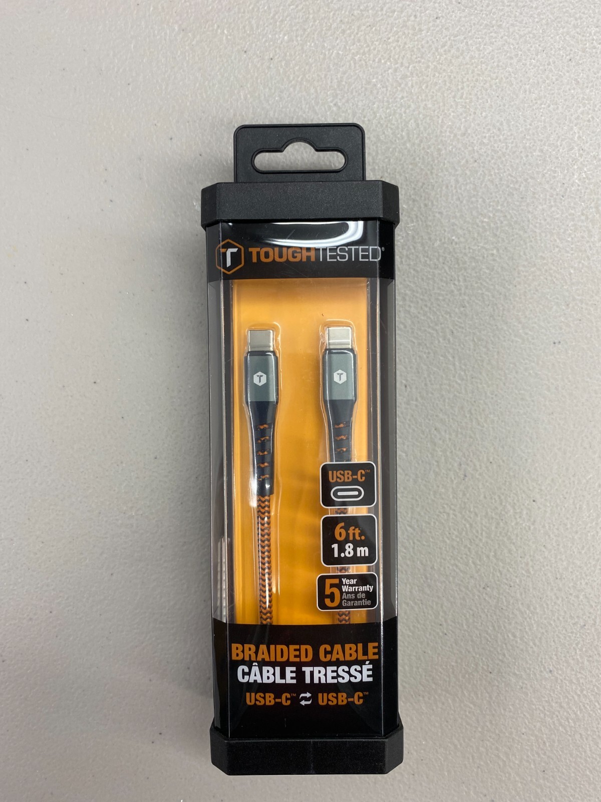 ToughTested TT-FC6-C2C 6-Foot Braided USB-C to USB-C Cable | eBay