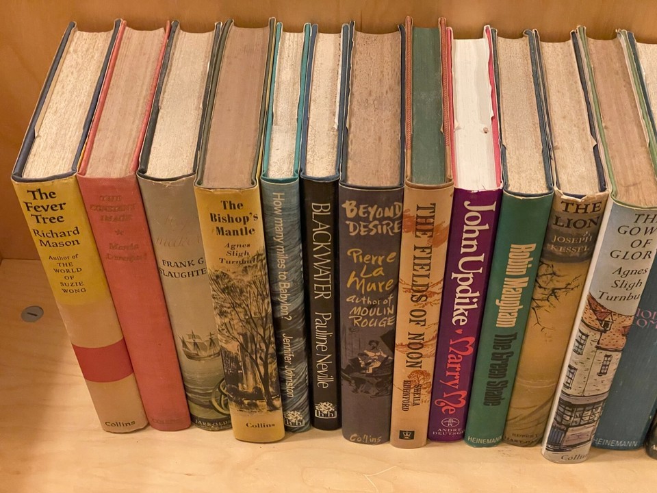 19 x Vintage Fiction Books John Updike Galsworthy Kate Thompson etc Job ...