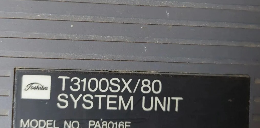 Toshiba T3100 Sx | eBay