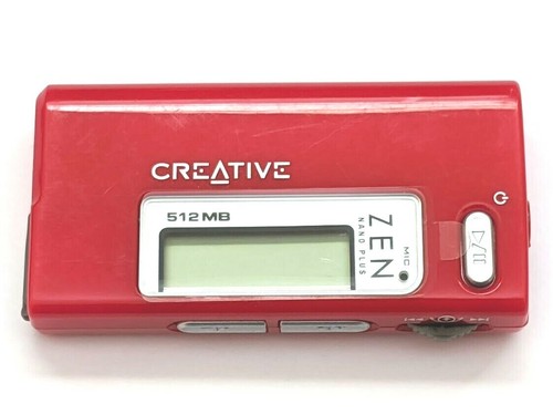 Creative ZEN Nano Plus 512MB FM Radio Audio Digital MP3 Media Player ...