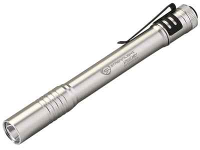 Streamlight Stylus Pro 66121 Silver Grey 2 x AAA 100 Lumens Flashlight ...