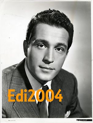 PERRY COMO Vintage Original Photo & Autograph Card Sexy Early Star ...