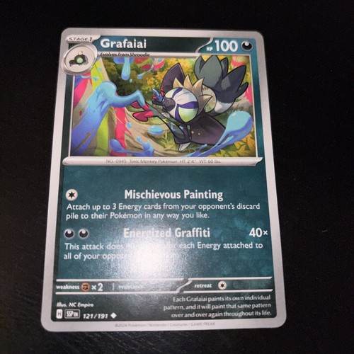 121/191 Grafaiai : Uncommon Card : Surging Sparks : Pokemon Trading ...