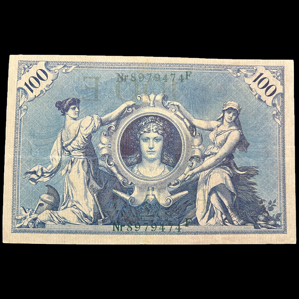 1908 Germany 100 Mark WWI Era Pre WWII Banknote World Paper Money ...