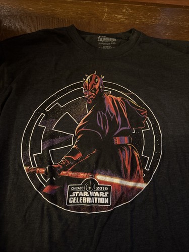 2019 SWCC Star Wars Celebration Chicago Episode 1 Darth Maul Shirt Size ...