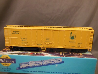 HO SCALE ATHEARN NJDX 41035 JERSEY CENTRAL 50' MECHANICAL REEFER | eBay