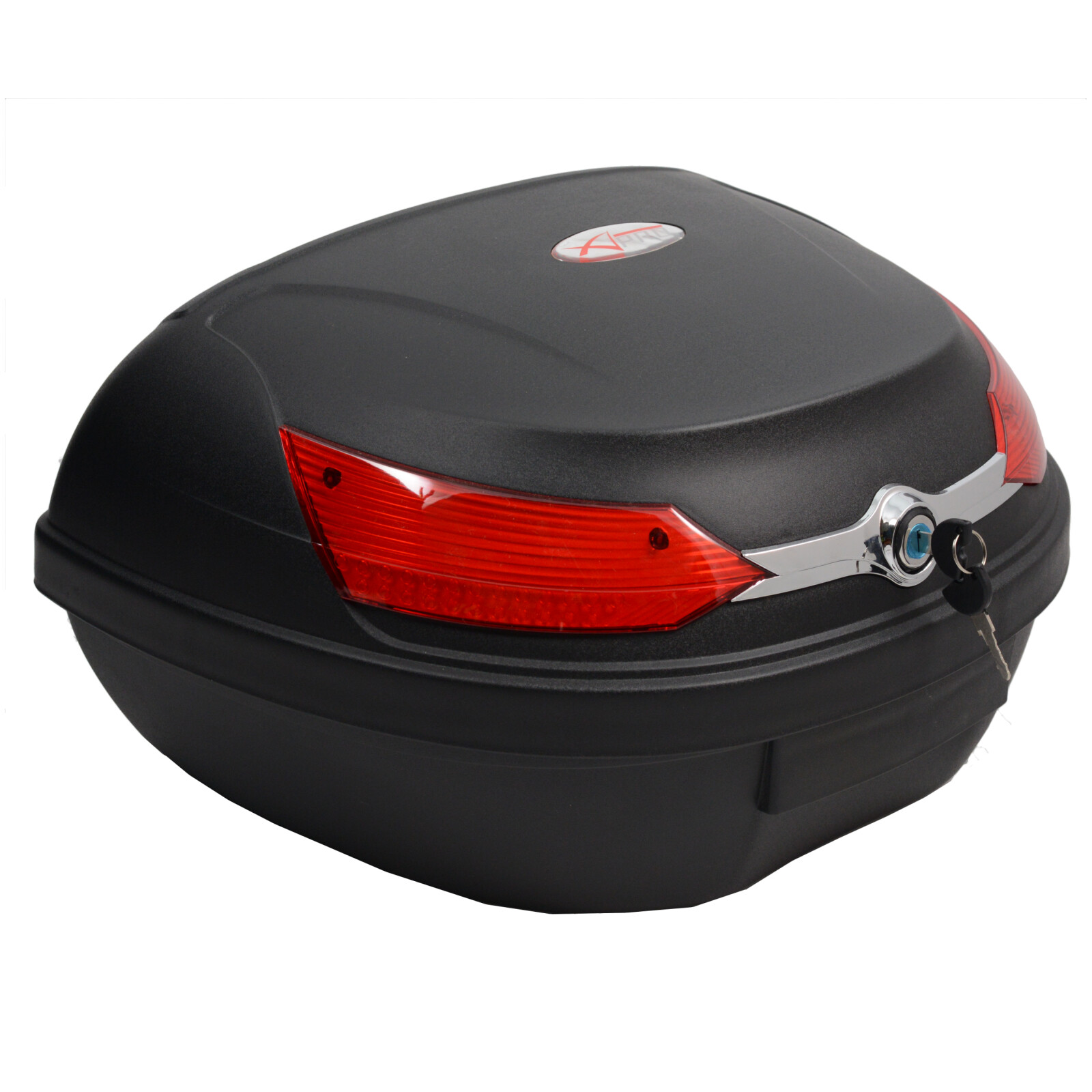 Top Case Motorrad Reflektoren Top Box Koffer Motorrad Scooter Quad 48 L ...
