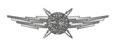 5" air force cyberspace operator badge basic bumper sticker decal usa ...