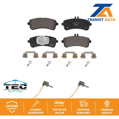 Rear Ceramic Brake Pad & Wear Sensor Kit For Mercedes-Benz S63 AMG SL63 ...