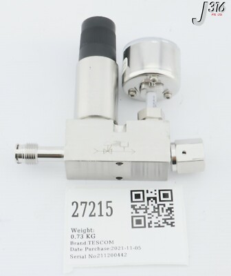 27215 TESCOM HIGH PURITY CTRLS REG 150PSI W/ LR-63-30126-103 12 ...