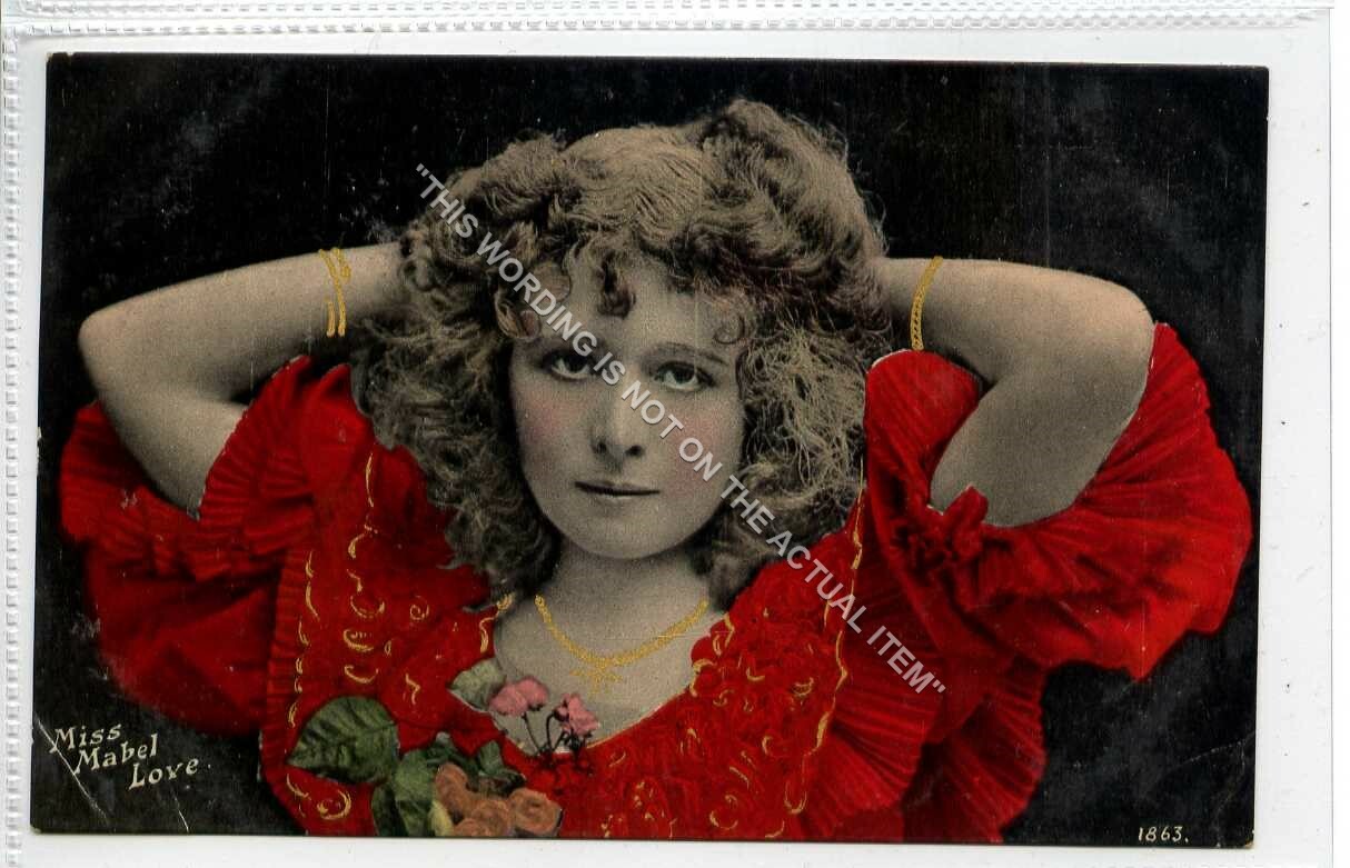 (Gb2689-500) Real Photo of Miss Mabel Love 1910 G-VG | eBay UK