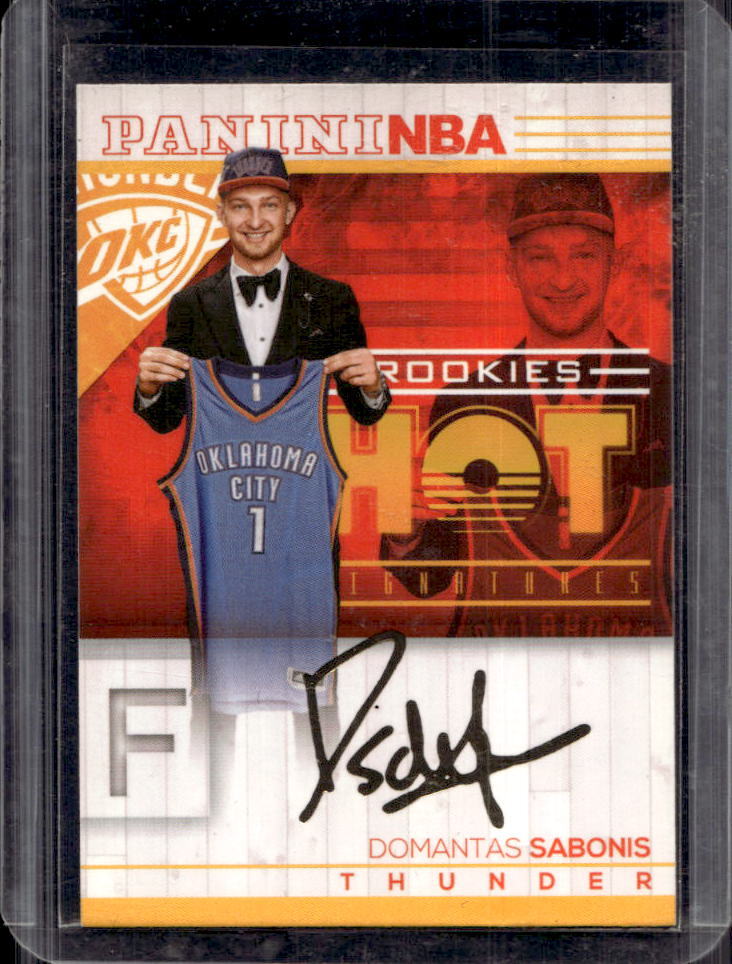 2016 Nba Hoops Domantas Sabonis Rookies Hot Signatures Autograph Auto ...