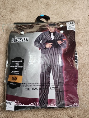 Mafia Mob Boss Gangster Halloween Costume Large child 809801723077| eBay