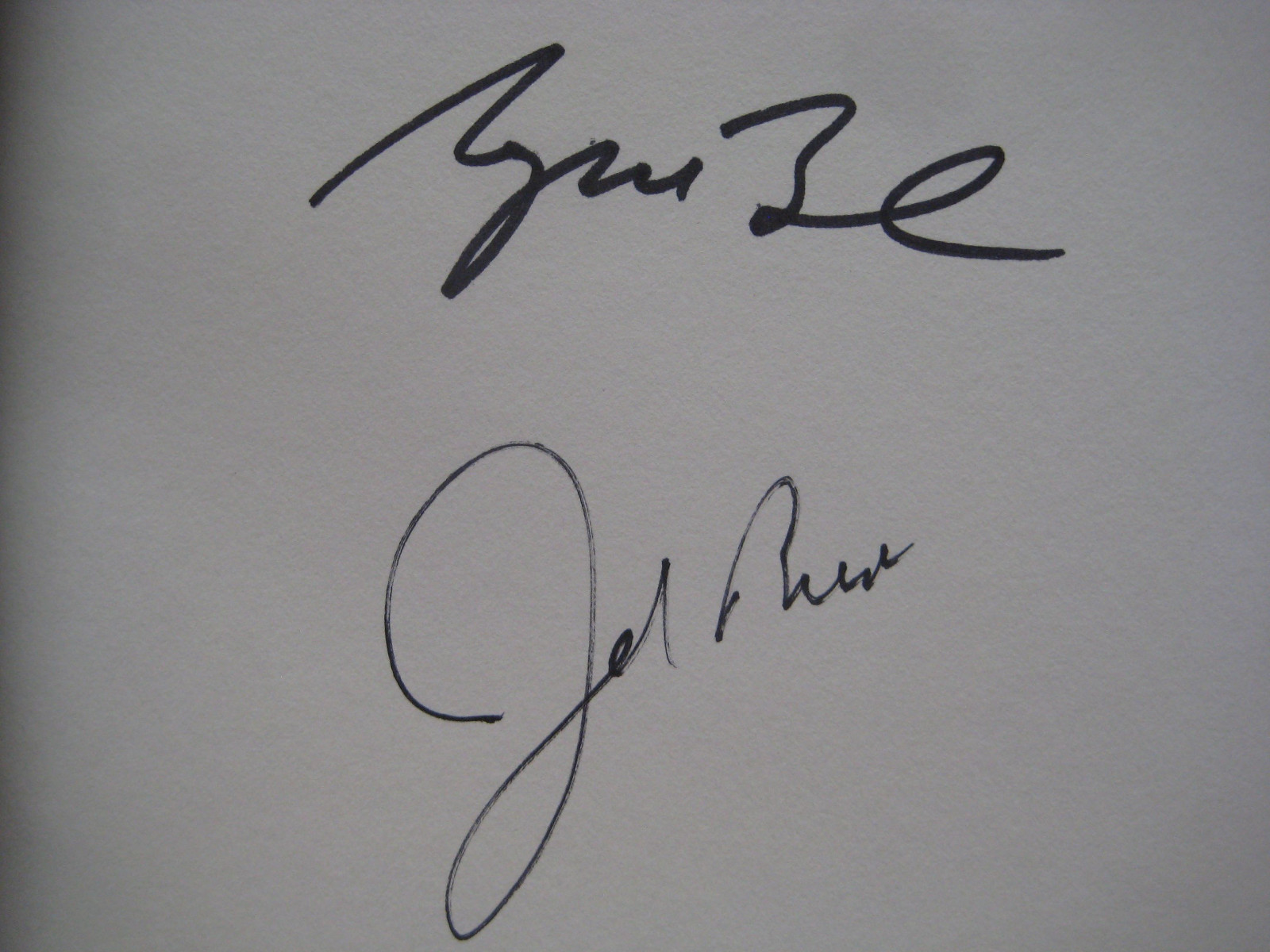George W. Bush + Jeb Bush USA signed signiert autograph Signatur ...