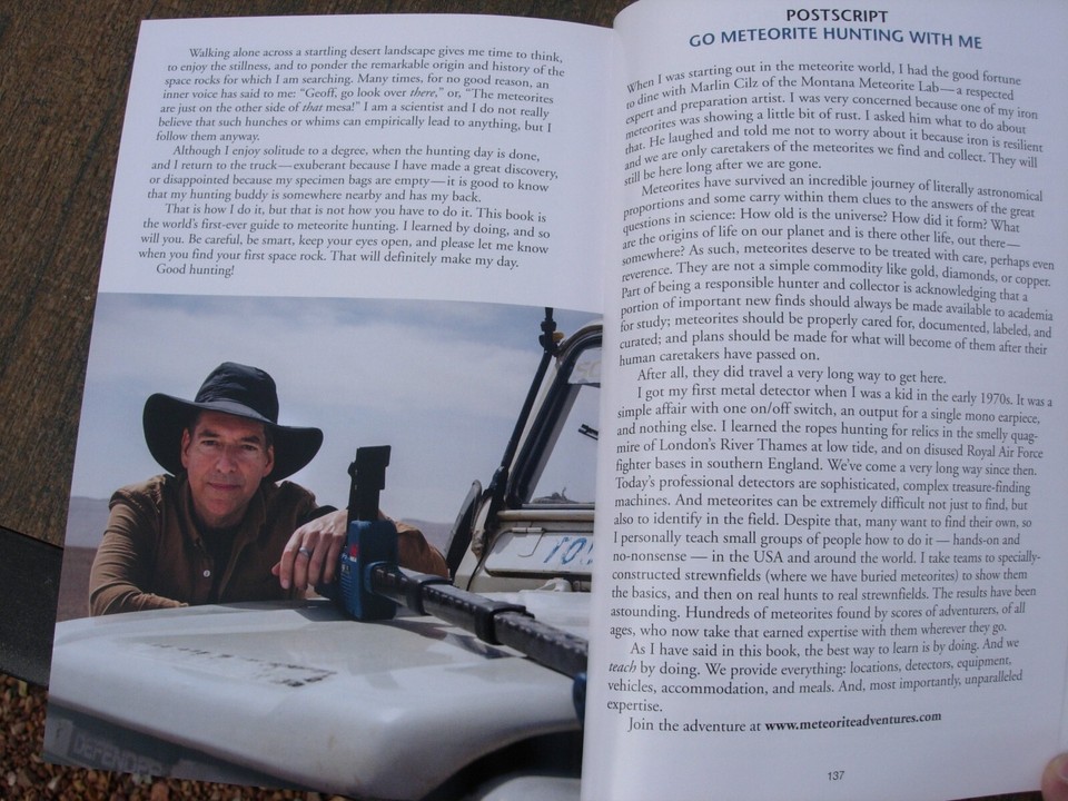 HOW TO FIND TREASURE FROM SPACE By Geoffrey Notkin METEORITE HUNTING ...