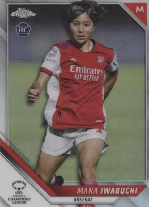 2021-22 Topps Chrome UEFA Women's Champions League - Mana Iwabuchi #9 ...