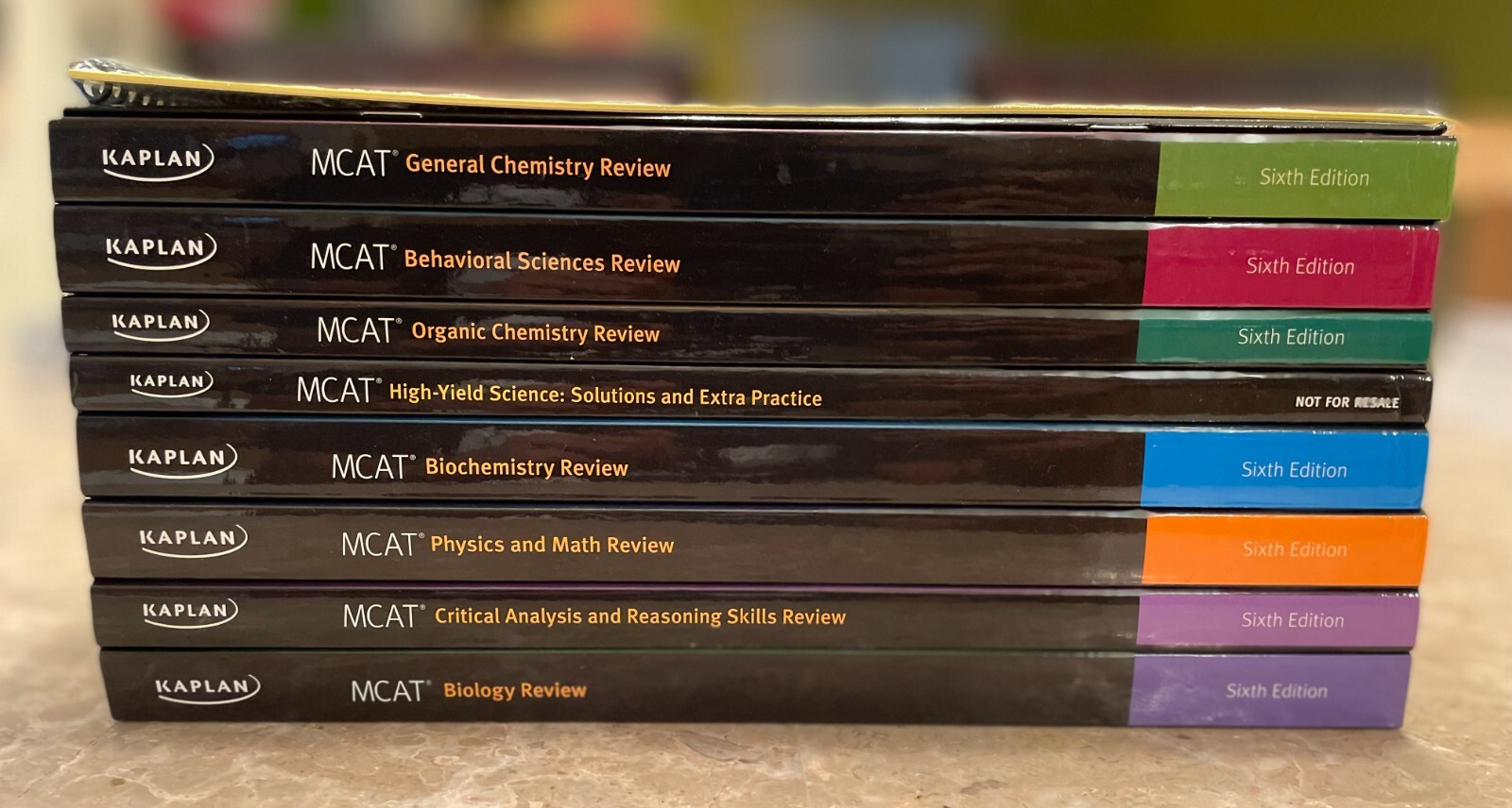 Kaplan MCAT 6th Edition - Set of 9 Books (Excludes Lesson Book ...