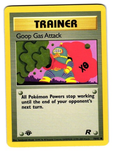 Goop Gas Attack 78/82 Team Rocket 1st Edition 2000 MP | eBay