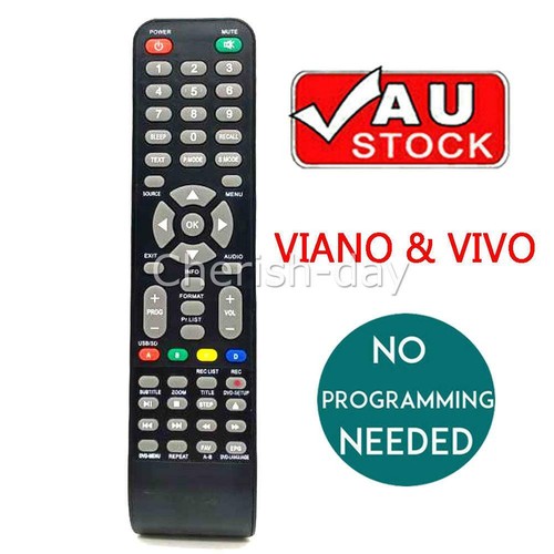 100% BRAND NEW REPLACED For VIVO & Viano TV REMOTE CONTROL AU STOCK ...